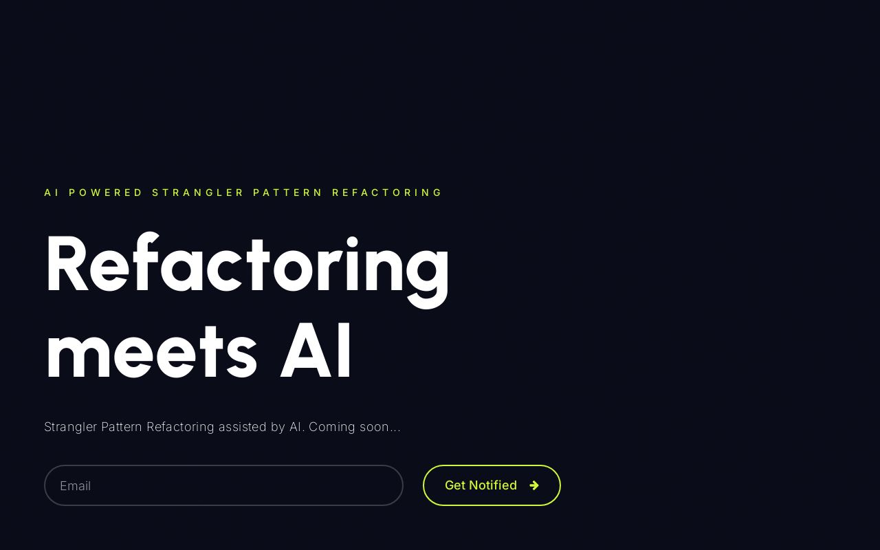 Refactoring with AI
